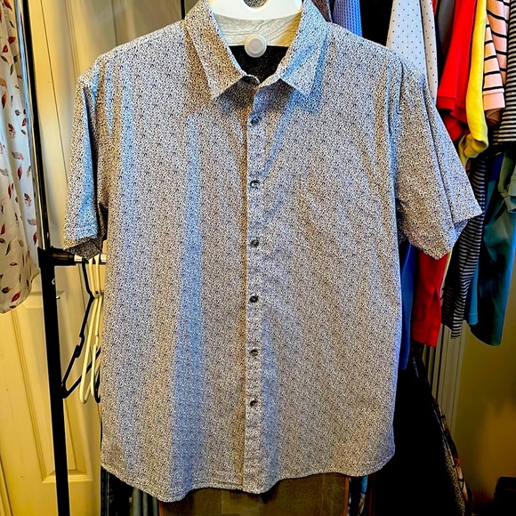 Marc Anthony | Shirts | Marc Anthony Floral Button Down Short Sleeve ...